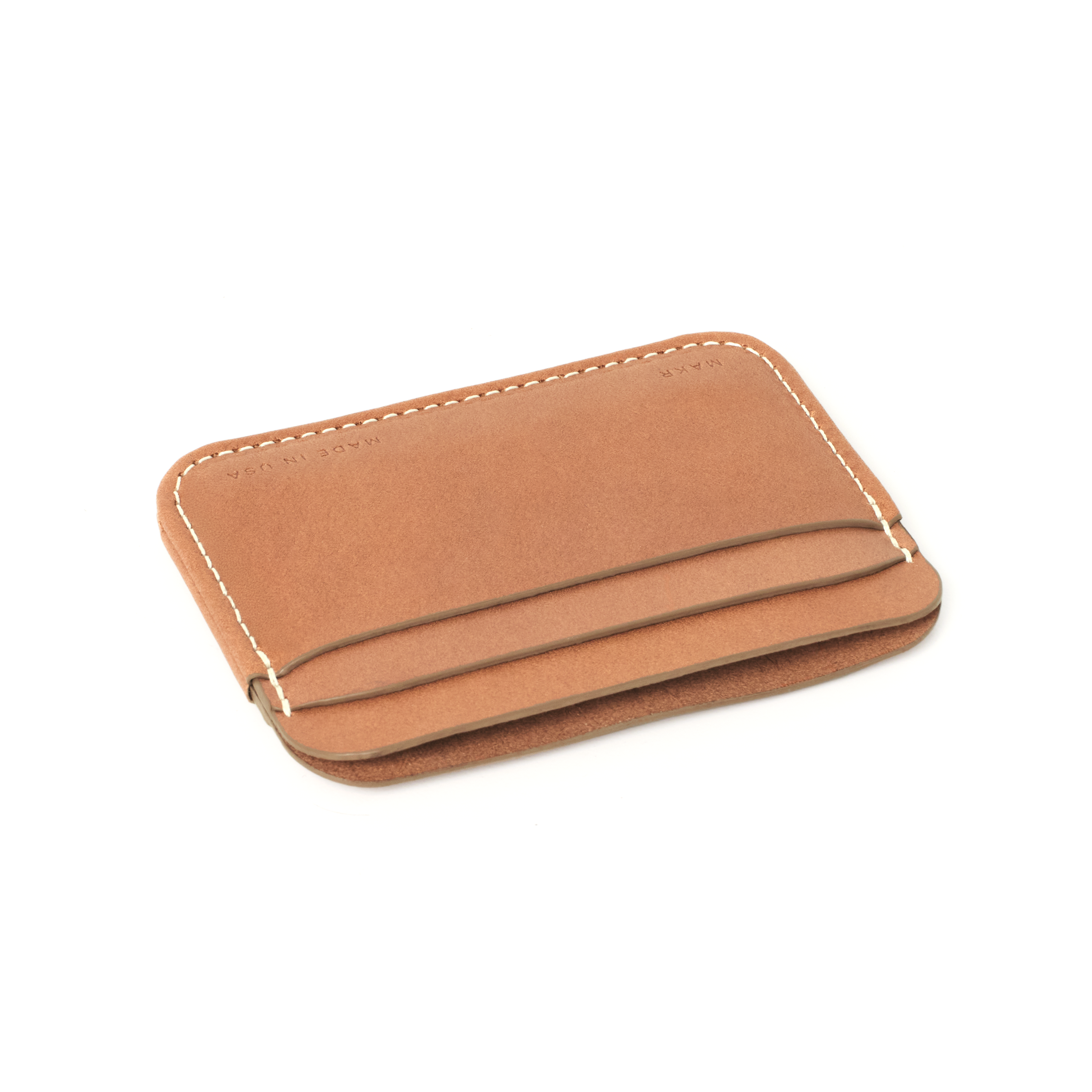 Round Luxe PLUS Wallet "V2", Rye - MAKR