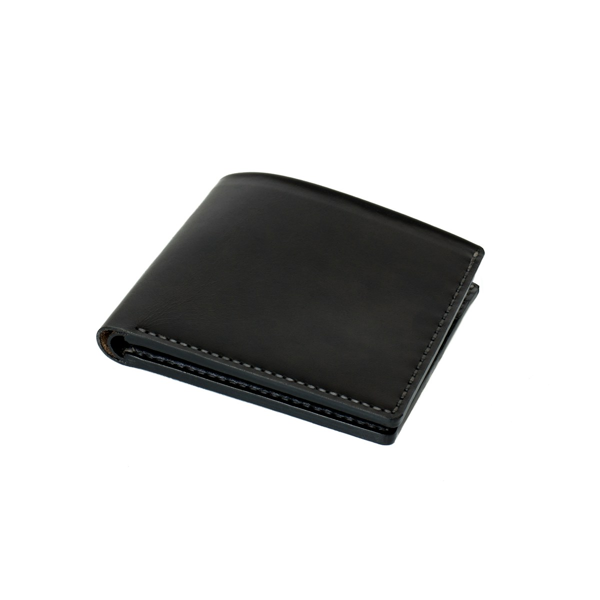 Open Billfold Wallet, Black Chromexcel - MAKR