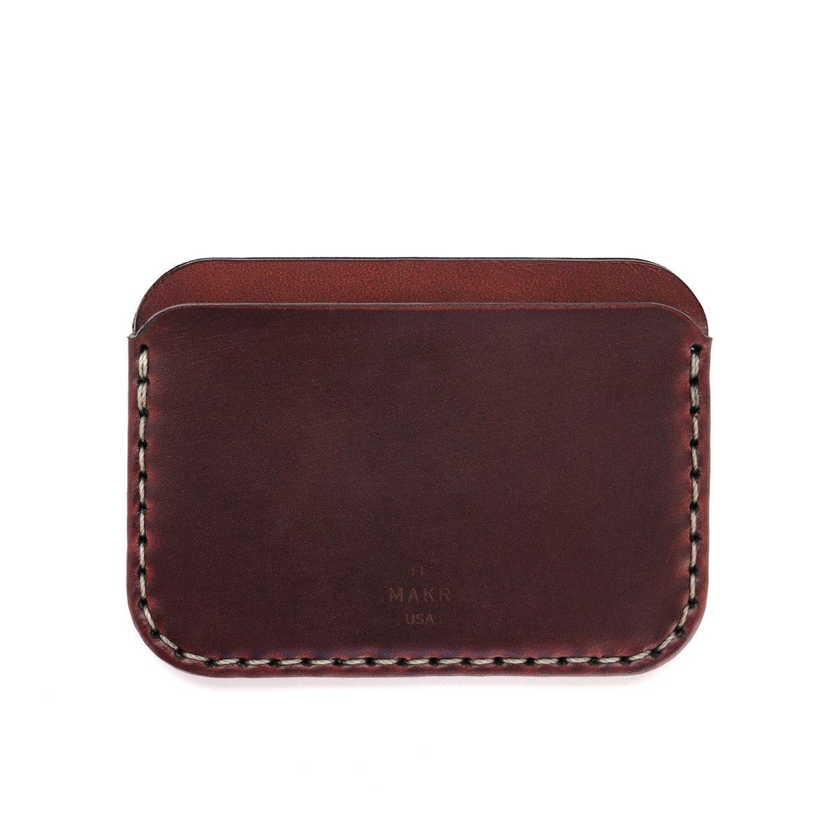 Round Wallet, Ox Blood - MAKR