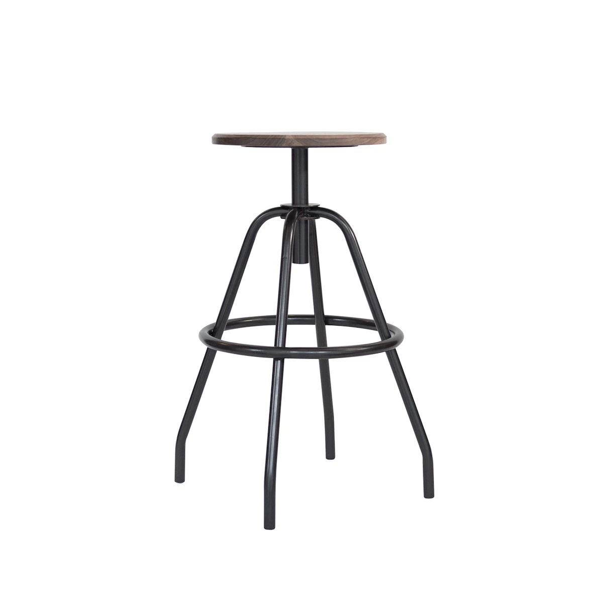 Studio Work Stool, Fixed - 28 Inch, Pewter - MAKR